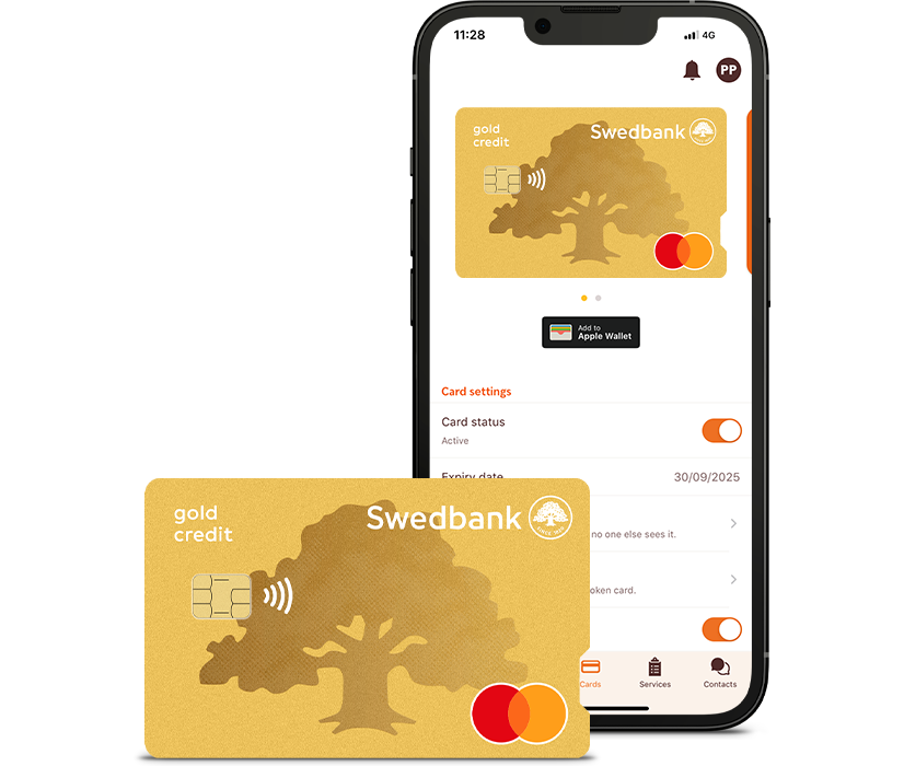 Gold Credit Card - Swedbank